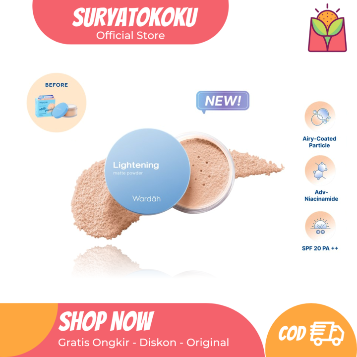Wardah Lightening Matte Powder 20 g - Bedak Tabur | Lazada Indonesia