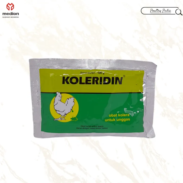 KOLERIDIN 100 GR MEDION - Obat Kolera Feses Hijau Pullorum Feses Kapur ...