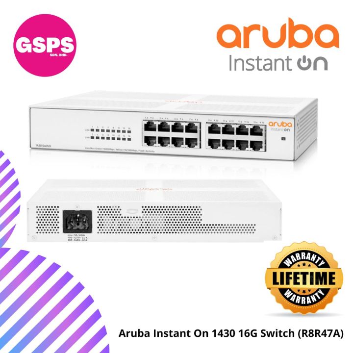 Aruba Instant On 1430 16G Switch (R8R47A) | Lazada