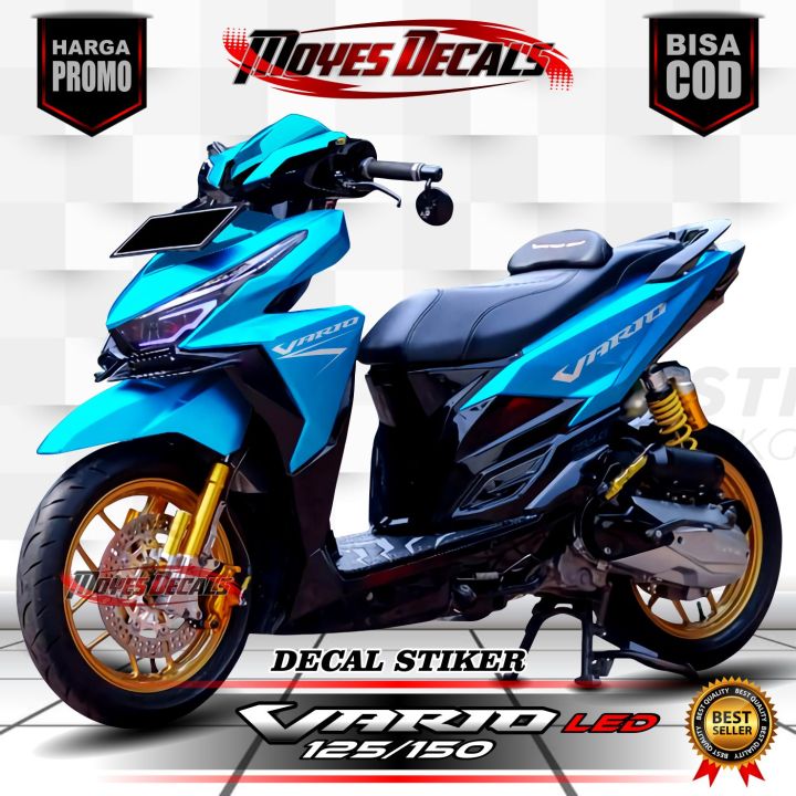 Stiker Vario LED 125/150 Fullbody - Decal stiker Vario Led Motif Polos ...