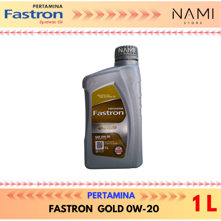 *PERTAMINA FASTRON GOLD SAE 0W-20 (1L)* Oli Pelumas Mesin Mobil Modern ...