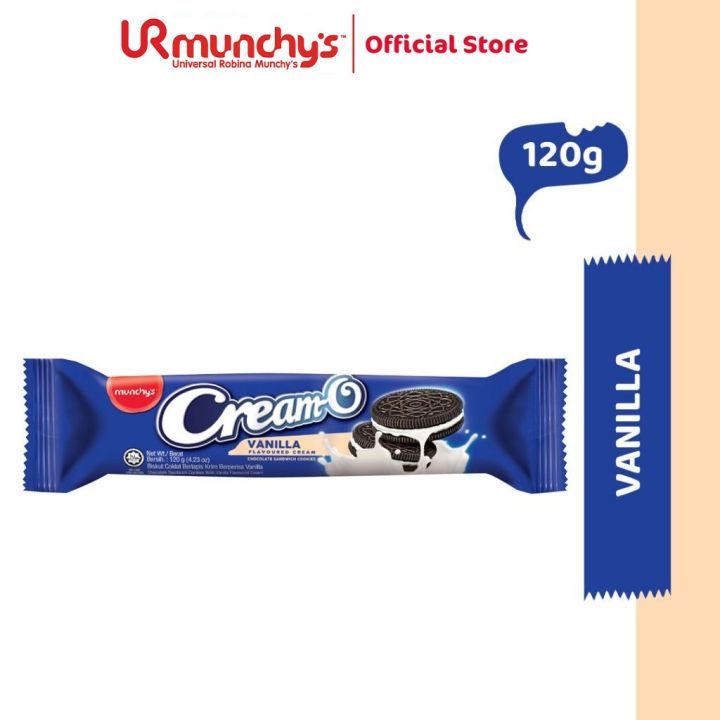 Munchys Cream-O - Vanilla 120g x 6 | Lazada