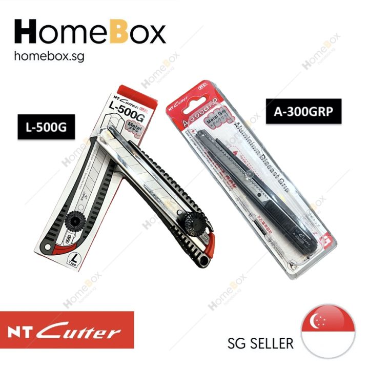 [HOMEBOX] 🇸🇬 NT Cutter Metal A A-300GRP / NT Cutter L-500G Cutter Metal ...