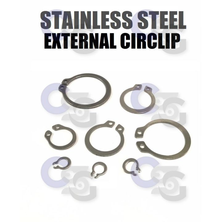 EXTERNAL CIRCLIP STAINLESS STEEL | Lazada