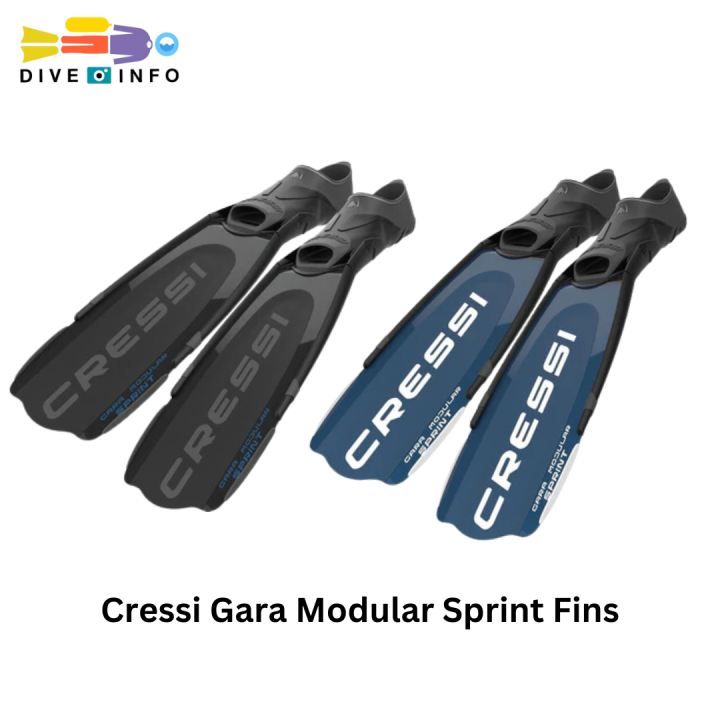 Cressi Fins Gara Modular Sprint Fins (ตีนกบ ฟินดำน้ำ) | Lazada.co.th