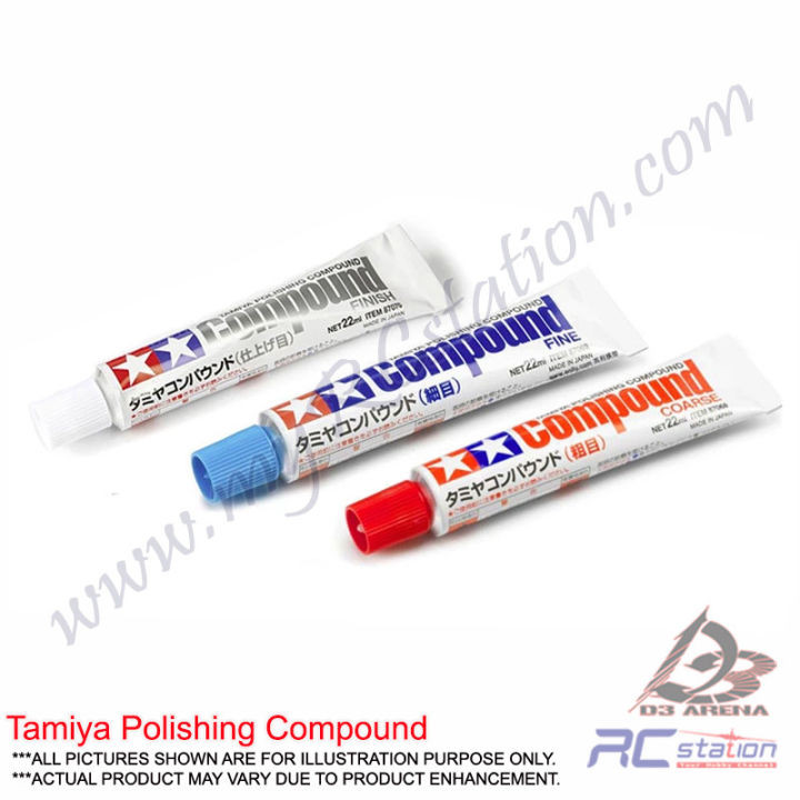 Tamiya Finishing Materials #87068 87069 87070 - Tamiya Polishing ...