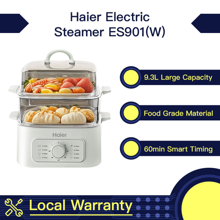 Haier Electric Food Steamer 3 Tier Large Capacity Hot Pot Multifunction ...