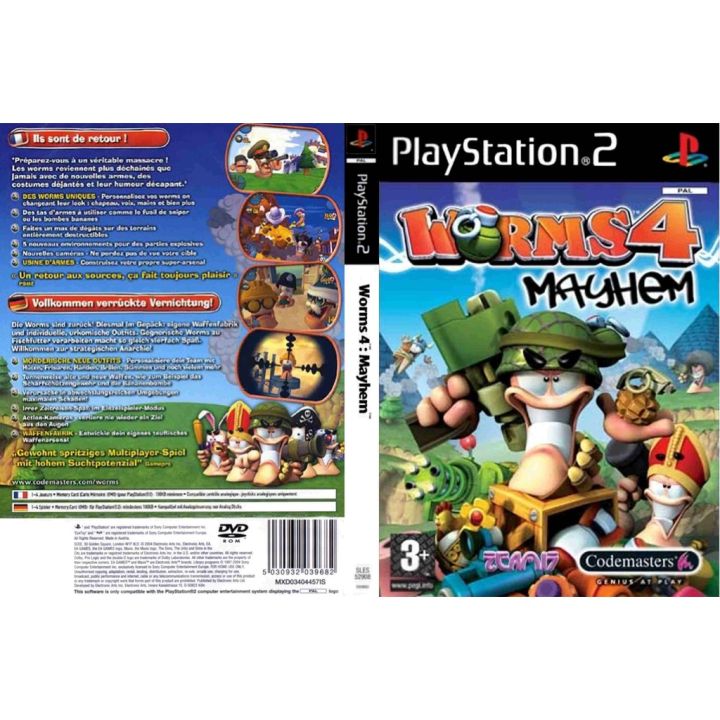 แผ่นเกมส์ PS2 Worms 4 - Mayhem คุณภาพ ส่งไว | Lazada.co.th