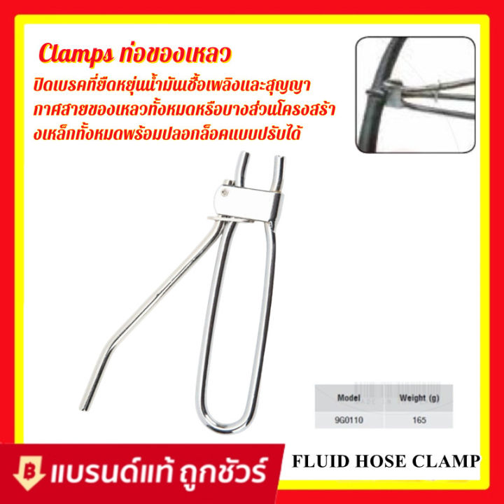 TEC MALL-FORCE คีมหนีบท่อสายเบรค/สายน้ำมัน Fluid hose clamp Model 9G0110 | Lazada.co.th