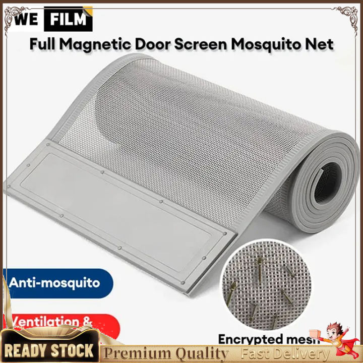 Full Magnetic Door Screen Mosquito Net Curtain Fly Insect Anti-mosquito ...