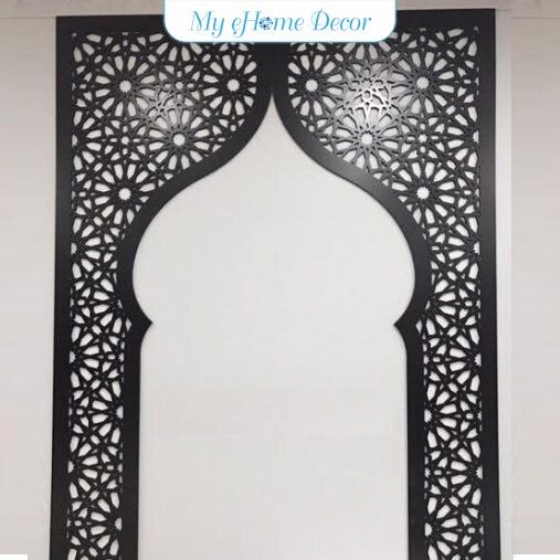 Custom Made 3D Islamic Pattern Cut Out Wall Art Kubah Mihrab Kerawang ...
