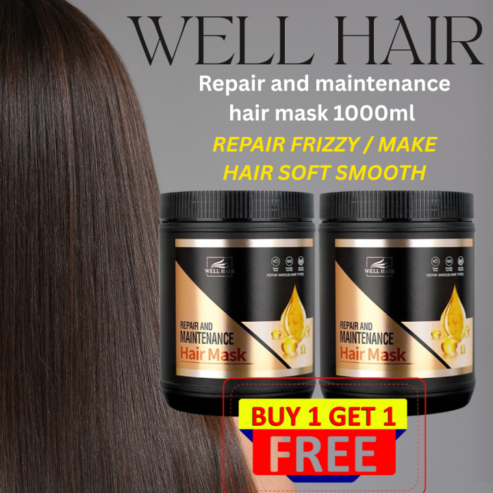 Well Hair Mask 1000ml Hair Treatment Care Maintenance Deeply Nourishing ...