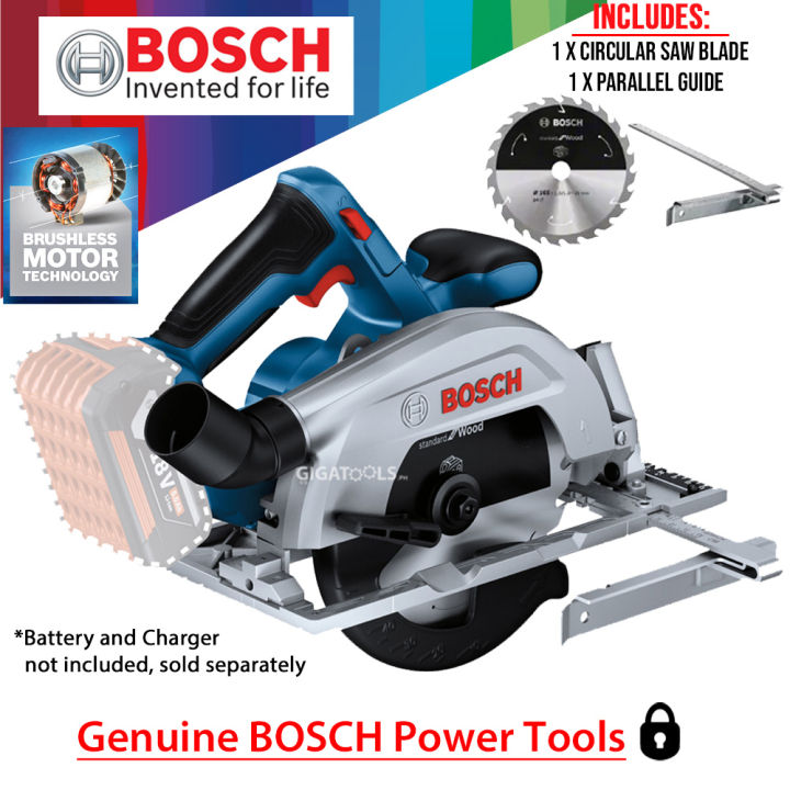 New Bosch GKS 185-LI Professional Cordless Brushless Circular Saw 18V ...