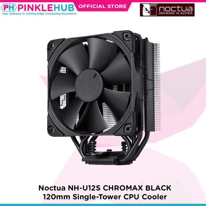 PinkleHub | Noctua NH-U12S CHROMAX BLACK, 120mm Single-Tower CPU Cooler (NH-U12S CH.BK) | Lazada PH