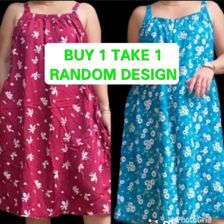 challis plus size daster fit large up to xxl with pocket (buy 1 get 1 ...