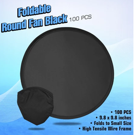Printable Round Fan Black Full Color 100 pcs | Lazada PH