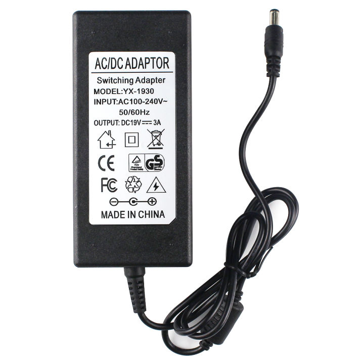 New 19V 3A 5.5*2.5mm AC/DC Charger Adapter Compatible For Harman Kardon ...