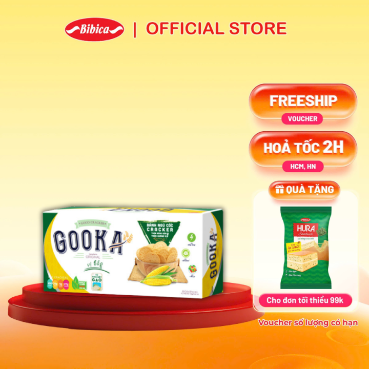 Bánh Gooka Cracker Ngũ Cốc Khoai Tây Bibica 160g | Lazada.vn