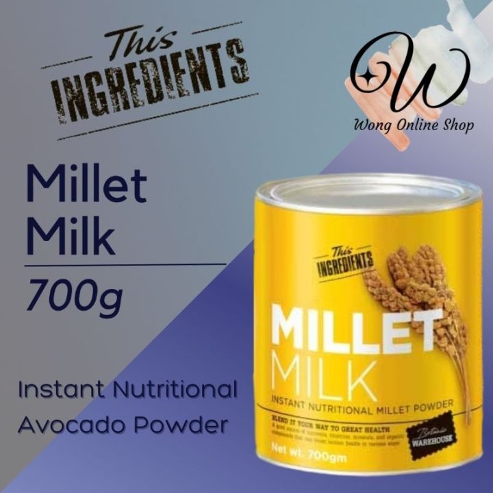 ★100% genuine★ 【This Ingredients】MILLET MILK 700g小米护胃保健品 | Lazada