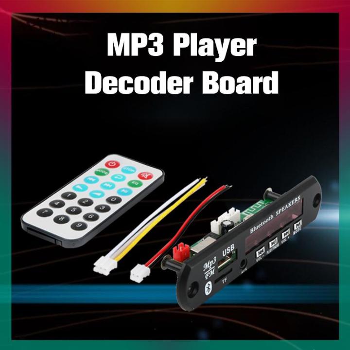 JIHENGS Bluetooth 5.0 MP3 Player Decoder Board FM Radio USB 3.5 Mm AUX ...