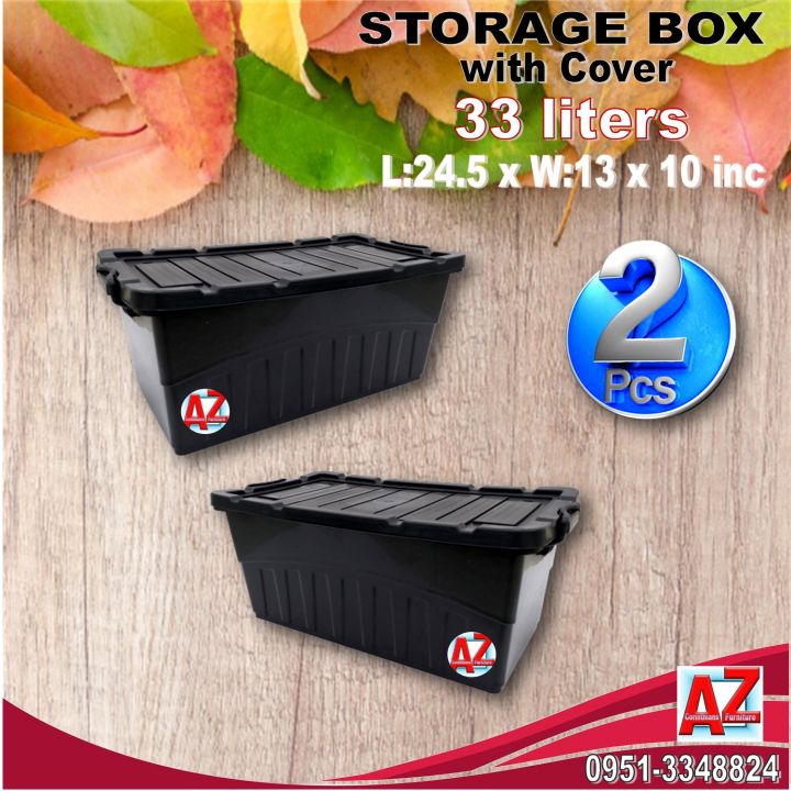Storage box, rectangular deco box 33 liters, multi purpose storage ...