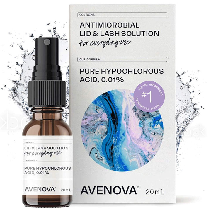 NovaBay Pharmaceuticals, Inc. Avenova Eyelid and Eyelash Cleanser Spray ...