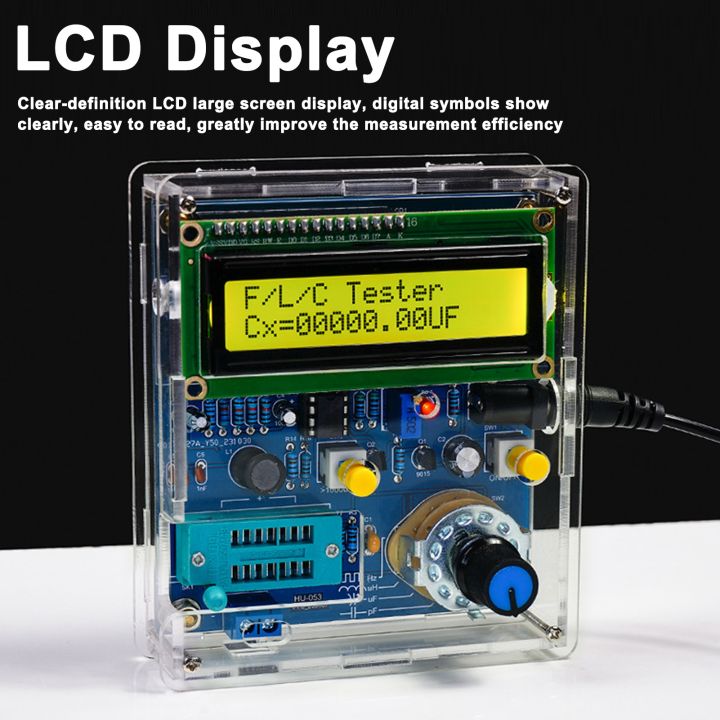 Garosa 20Hz-400KHz Crystal Oscillator Tester Frequency Counter Tester ...