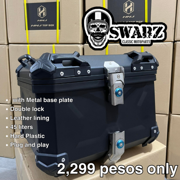 HNJ top 01 45 liters Top box for motorcycle | Lazada PH