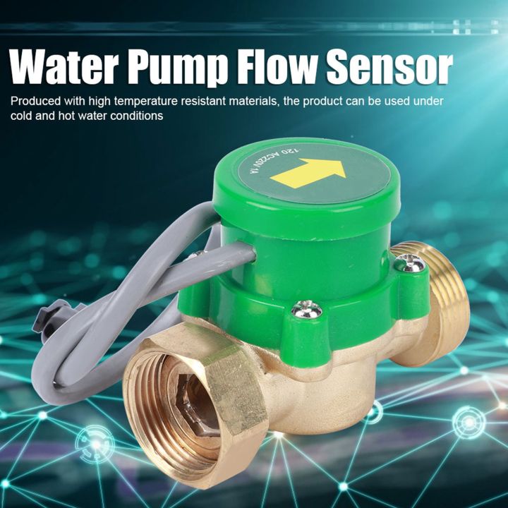 Water Pump Flow Sensor 220V Water Pump Flow Switch Fully enclosed for ...