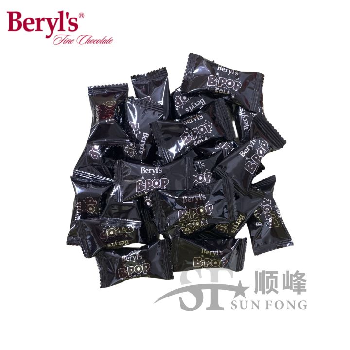 Beryls Bittersweet Chocolate With Popping Candy Cola Flavour Halal 5g ...