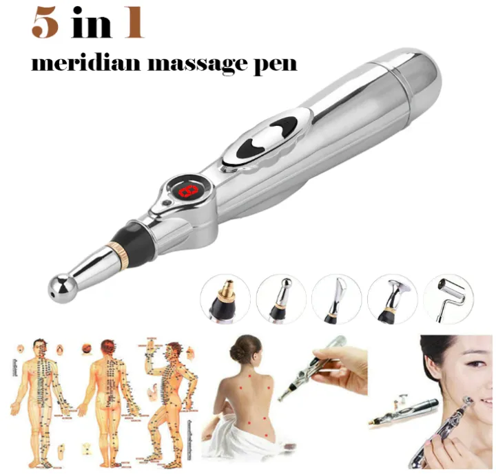 Electronic Acupuncture Pen Electric Meridians Laser Acupuncture Machine Magnet Therapy ...