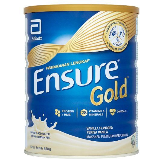 Ensure Gold Vanilla ,wheat 850g Tin (Adult Complete Nutrition) | Lazada