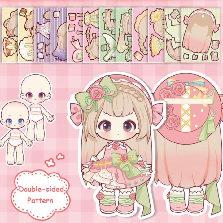 YJFUY Handmade DIY Paper Puppet Toy Montessori Anime Activity Books ...