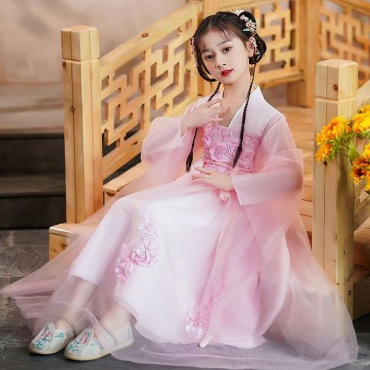 Đầm Công Chúa Hán Phục Phong Cách Trung Hoa Cổ Điển Thời Trang Xuân Thu ...