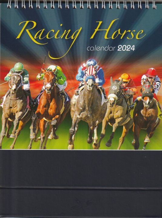 2024 TABLE CALENDAR RACING HORSE (BIG) | Lazada