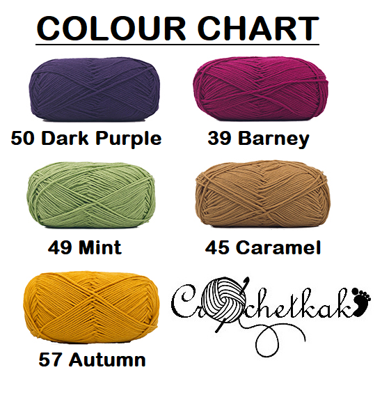 Crochetkaki 5ply Combed Cotton Yarn [Ship from Malaysia] Benang Kait ...