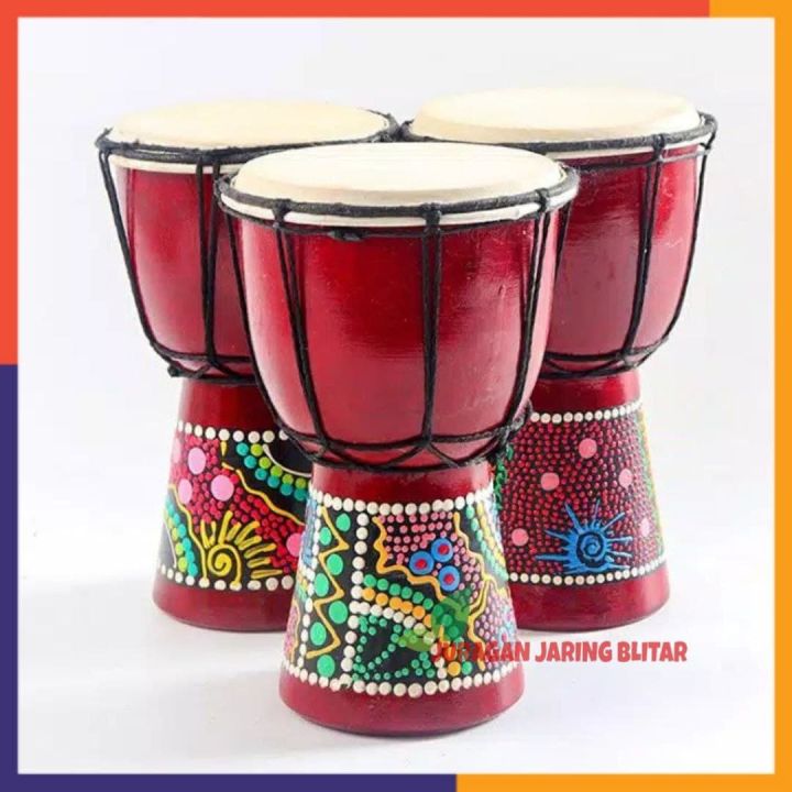 Djembe- Jimbe - Kendang Reagge ukuran 25cm - Drum Jimbe Besar, sedang ...