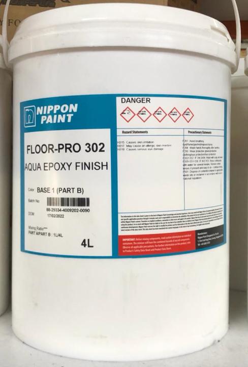 NIPPON PAINT FLOOR-PRO 302 AQUA EPOXY FLOOR COATINGS | Lazada Singapore