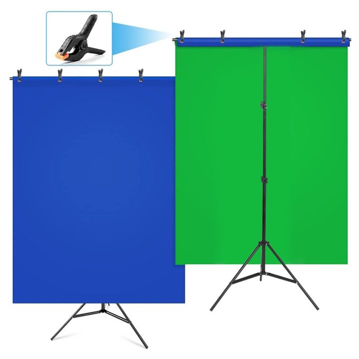 Tenwish Photography Backdrops Blue Green Screen Chromakey Background ...