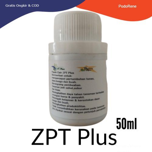Pupuk ZPT plus 50 ml - Pupuk Percepat Pertumbuhan - Pupuk Zat Pengatur ...