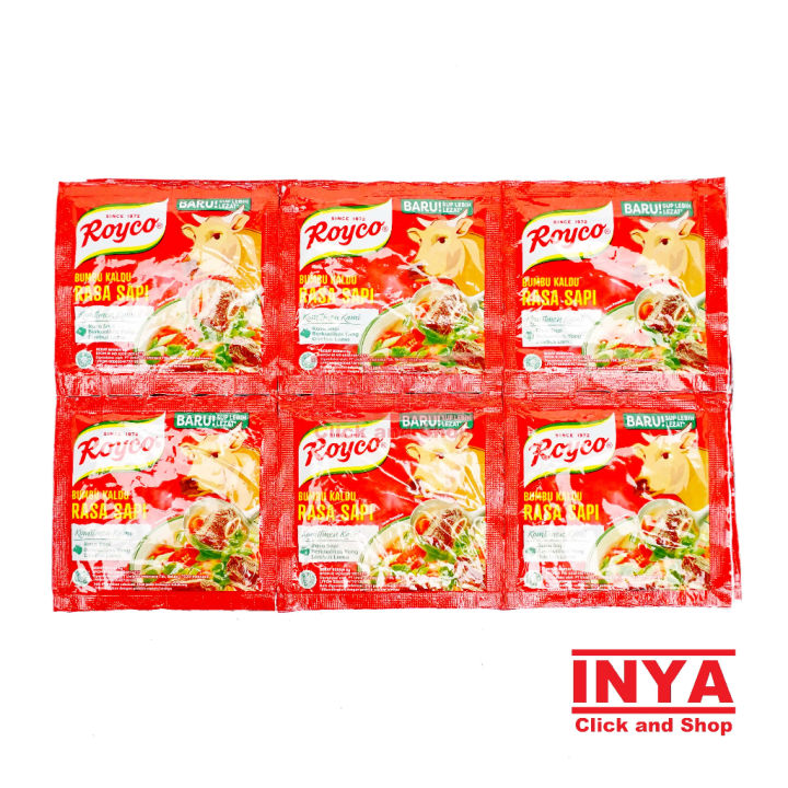 Royco Bumbu Kaldu Sapi Penyedap Rasa Kemasan Sachet 1 Lusin 12x8gr ...