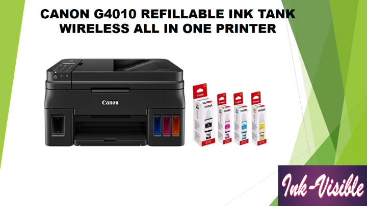 CANON PIXMA G4010 REFILLABLE INK TANK WIRELESS ALL IN ONE PRINTER ...