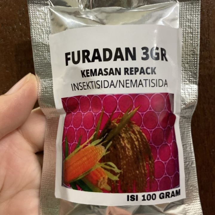 Insektisida atau Nematisida sistemik Furadan 3GR kemasan 100 gram ...