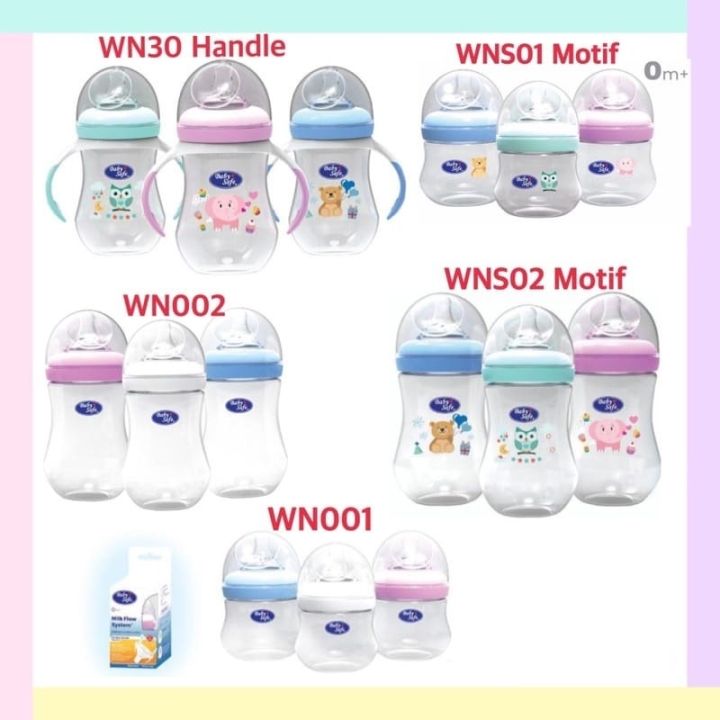 Baby Safe Feeding Bottle Wide Neck Botol Dot Baby Safe Leher Lebar ...