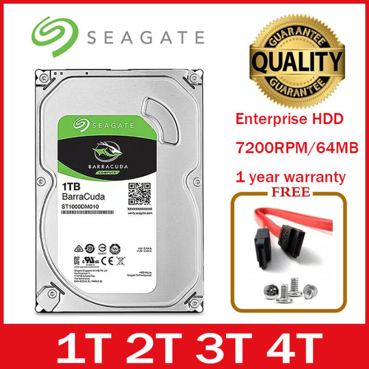 Seagate BarraCuda/SkyHawk 1T 2T 3T 4T 7200RPM SATA3 3.5" 6Gb/s internal ...