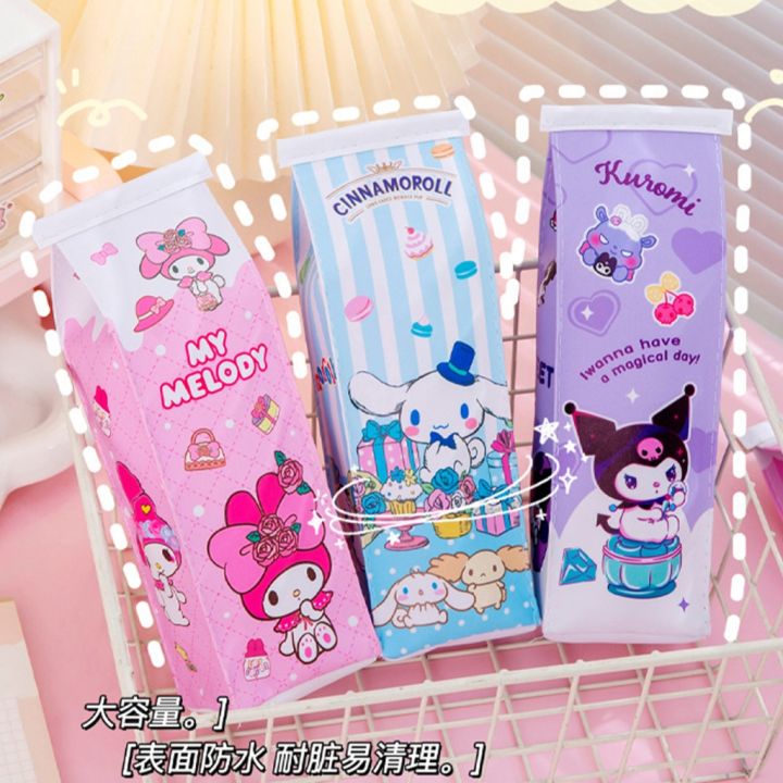 Cute Milk Carton Pencil Case Student Large-Capacity Pencil Case ...