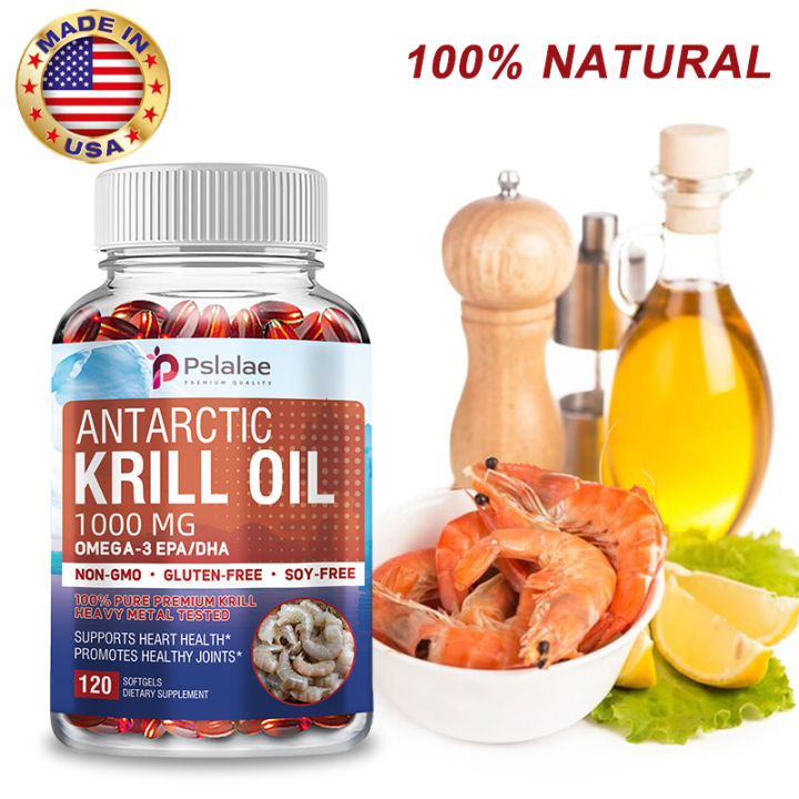 Antarctic Krill Oil Supplement - Antarctic Krill Oil 1000 mg Capsules ...