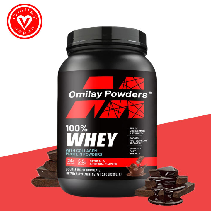 Omilay 100% Whey Protein Powder Fast Recovery and Muscle Growth BCAA ...