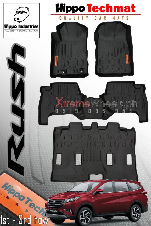 Toyota RUSH E G GRS 2018 to 2025 Deep Dish matting Thailand Made Hippo ...