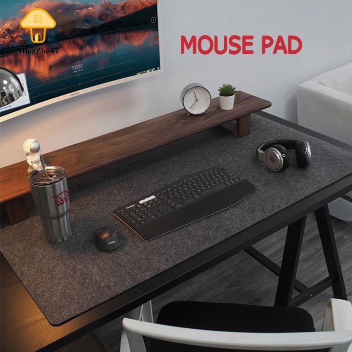 Large Size Computer Desk Protector Mat Table Wool Felt Mouse Pad Laptop ...